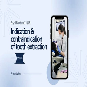 Indication & contraindication of tooth extraction.pptx