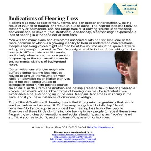 5 Stages of Hearing Loss | Aanvii Hearing | PDF
