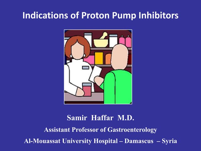 Proton pump inhibitor | PPTX