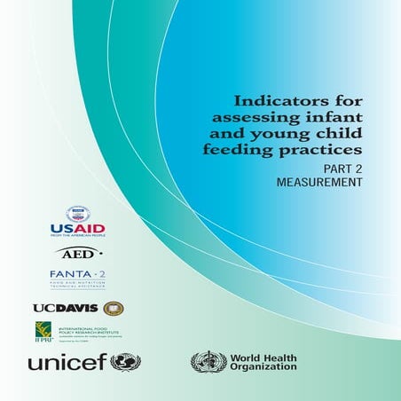 Indicators for assessing infacnt and young child feeding practices | PDF