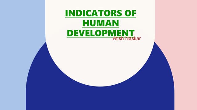 HDI(Human Development Index) | PPTX