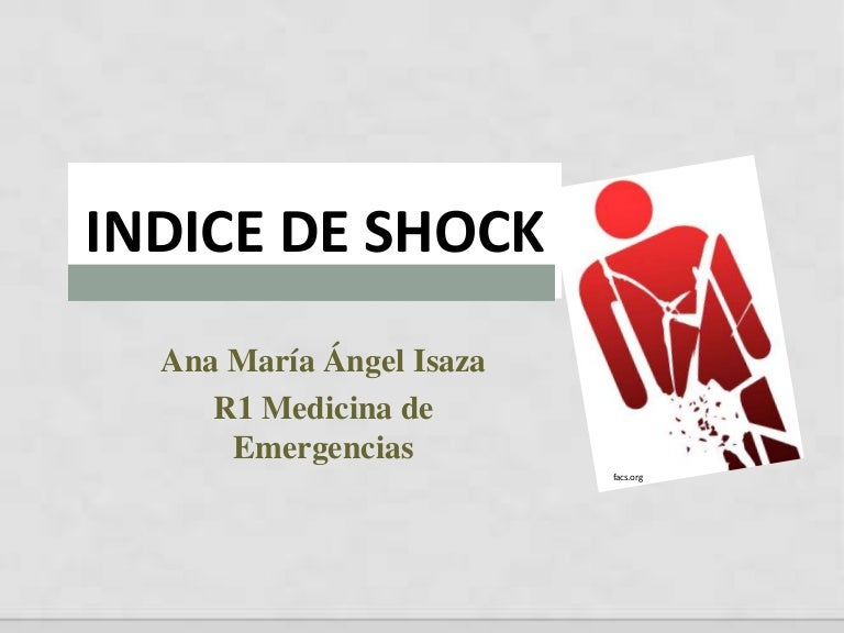 Indice de shock, shock index, trauma