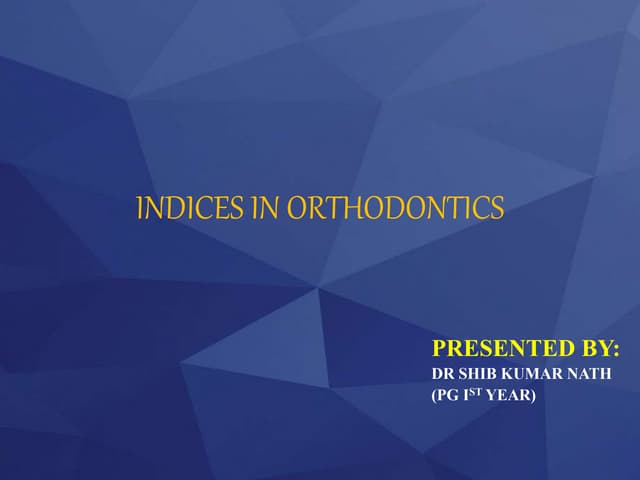 Index of Orthodontic Treatment Need (IOTN) | PDF