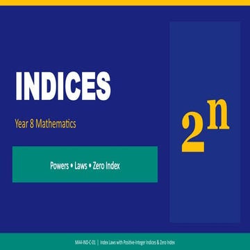 Laws of indices | PPT