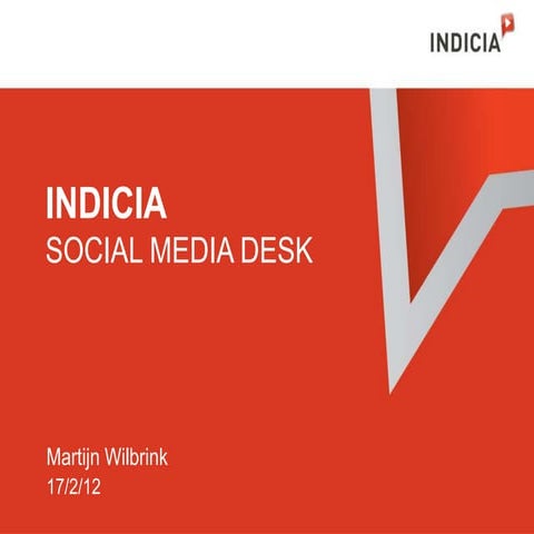 Social Media Desk Indicia (EN) | PPTX