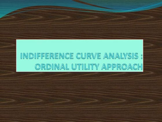Indifference curve and budget line | PDF