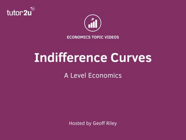 Presentation on Indifference Curve | PPTX