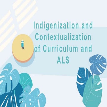Indigenization for Pedagogy 5 a for educ | PPT