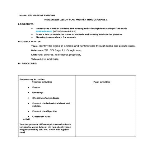 INDIGENIZED LESSON PLAN MOTHER TONGUE.docx