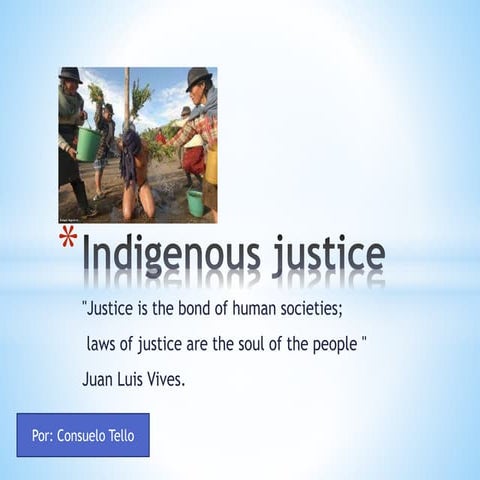 Indigenous justice | PPT
