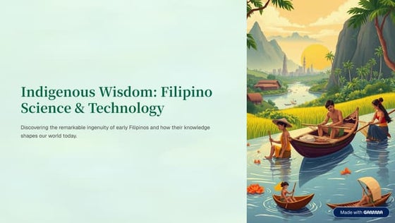Indigenous Science and Technology in the Philippines | PDF ...