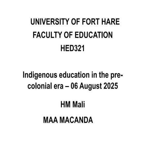 Indigenous Education in the pre-colonial era - 06 August 2025.pdf