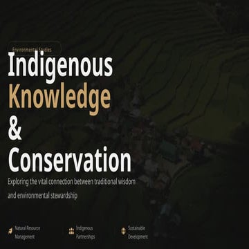 Protecting indigenous peoples and biodiversity | PPTX