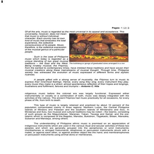 Grade 7 Traditional instruments of Luzon | PPTX