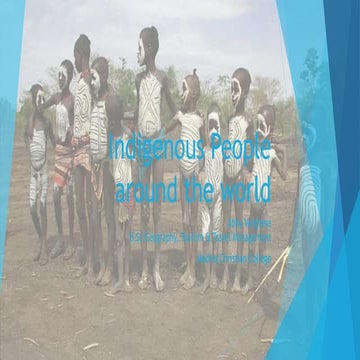 Indigenous people around the world | PPTX