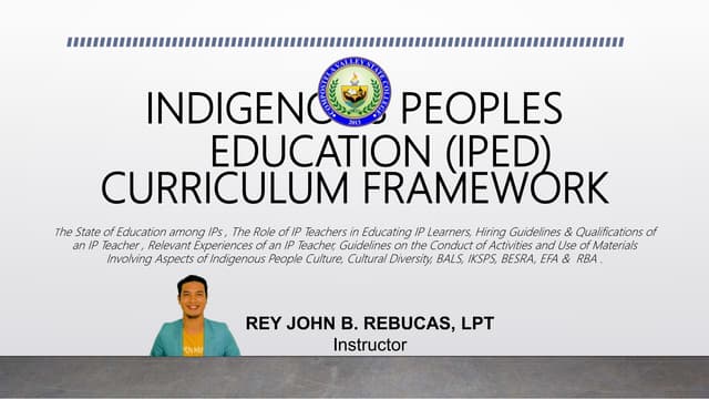 Ip curriculum framework | PPT