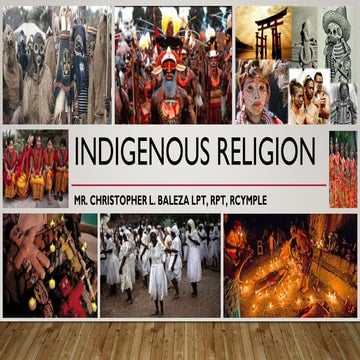 Primal Indigenous Religion PDF) Naga Indigenous Religions: