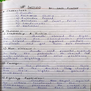 Indigo.pdf english class 12 question answer | PDF