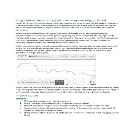 Profitability analysis of indigo airlines | PPTX
