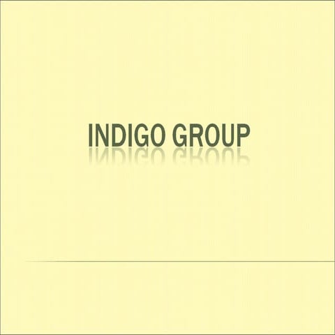 Indigo group | PPT