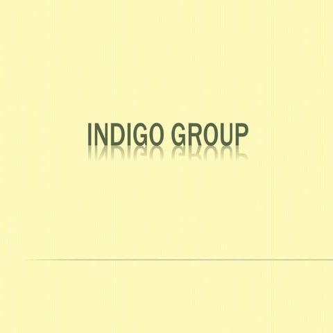Indigo group | PPT