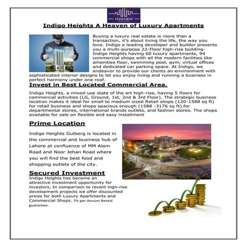 Indigo heights | PDF