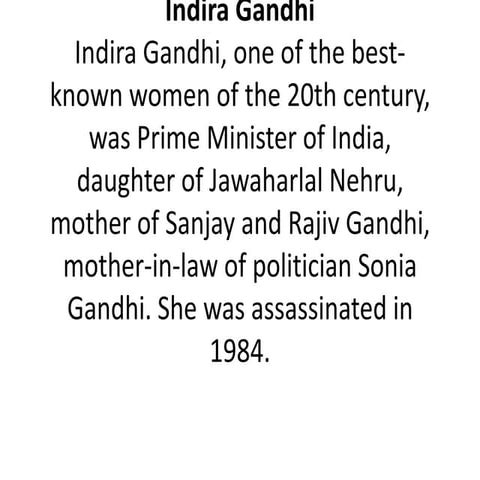 Indira | PPTX