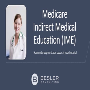 How Medicare Indirect Medical Education (IME) Underpayments Occur | PDF