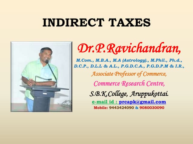 Ad valorem and specific tax | PPTX