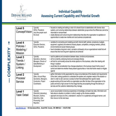 Individual Capability and Levels | PDF