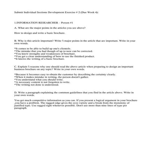 Individual sections2 | PDF