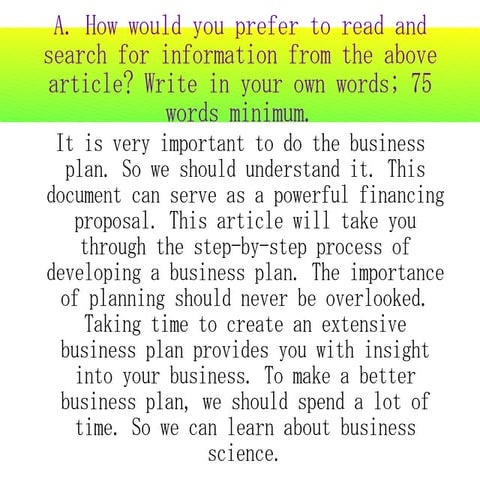 Individual Sections Development Exercise 3 | PDF