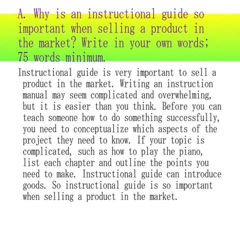 Individual Sections Development Exercise 5 | PPT