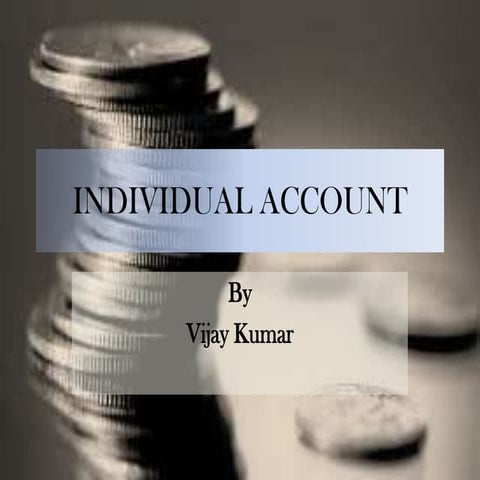 Individual account | PPTX