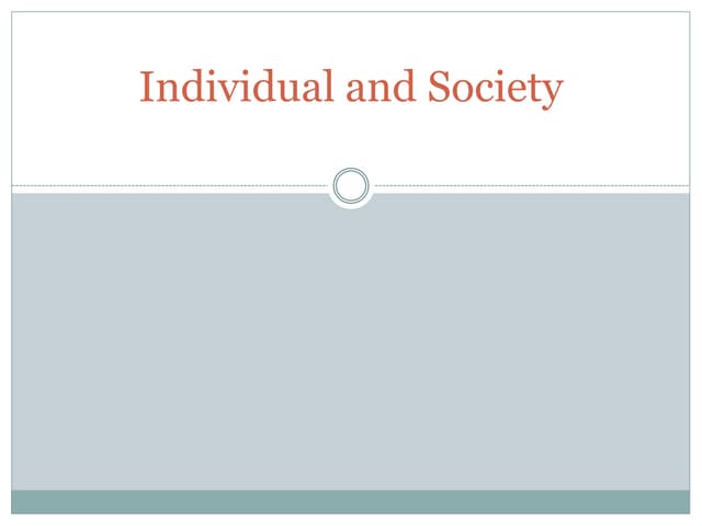 Topic 2: Sociology ( Understanding the Self) | PPTX