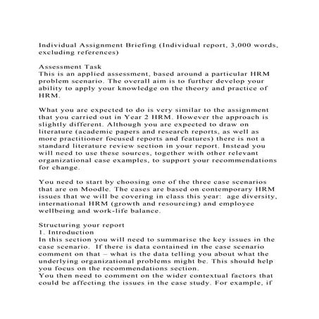 Individual Assignment Briefing (Individual report, 3,000 words, ex.docx