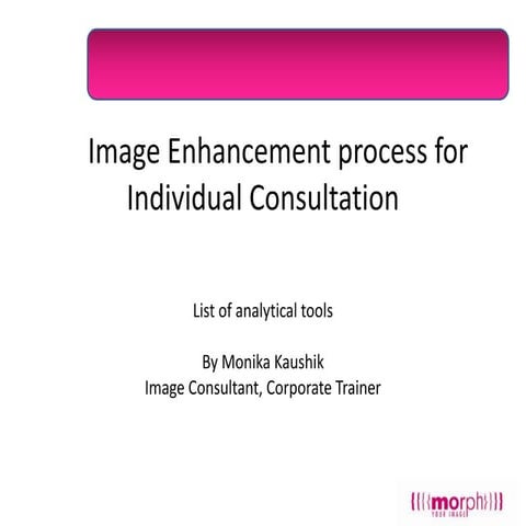 Individual consultations process | PPTX