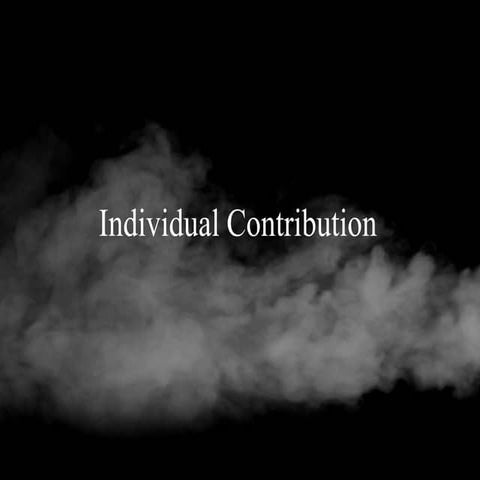 Individual contribution | PPTX