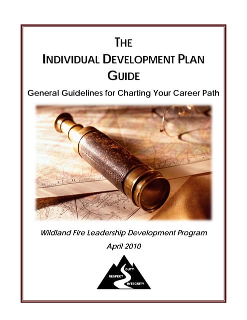 Individual Development Plan (IDP) Template | PPTX