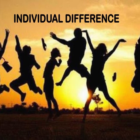 Individual difference | PDF