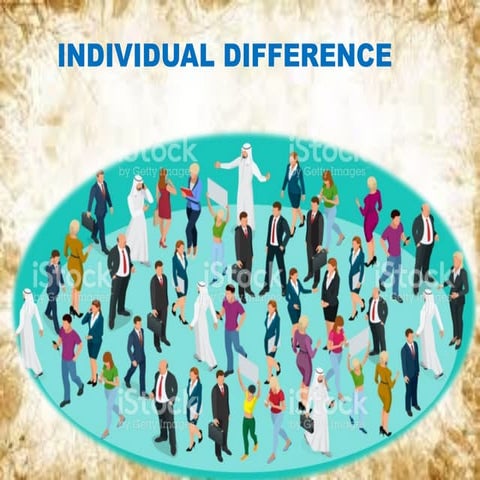 Individual difference | PPT