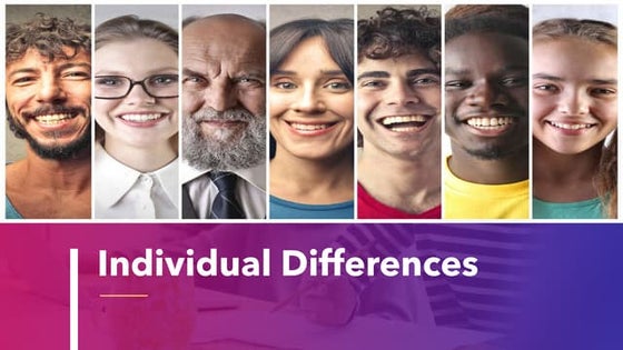 Individual difference | PPTX