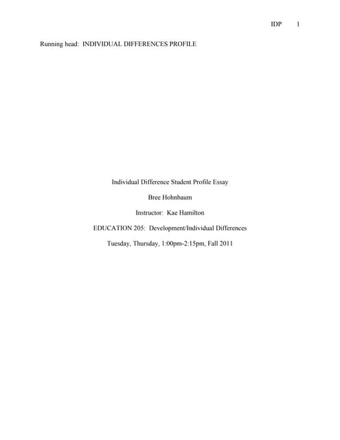 Full Psychological Report.Sample | PDF