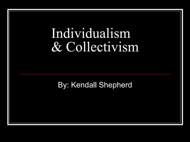 Top 5 Facts: Individualism vs Collectivism | PDF