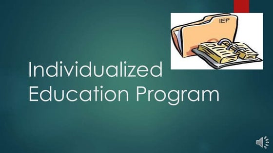Individualized Education Plan | PPTX