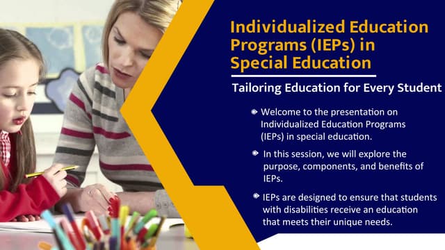 Individualized Education Programs (IEPs) in Special Education | PPT Individualized Education Programs (IEPs) in Special Education | PPT