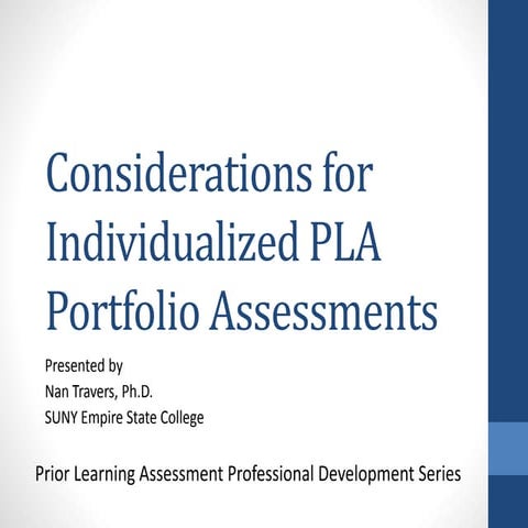 Types of Prior Learning Assessment | PPTX