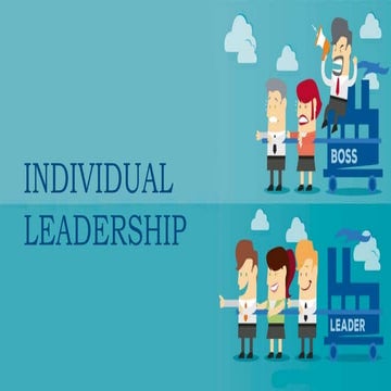 Individual leadership | PPT