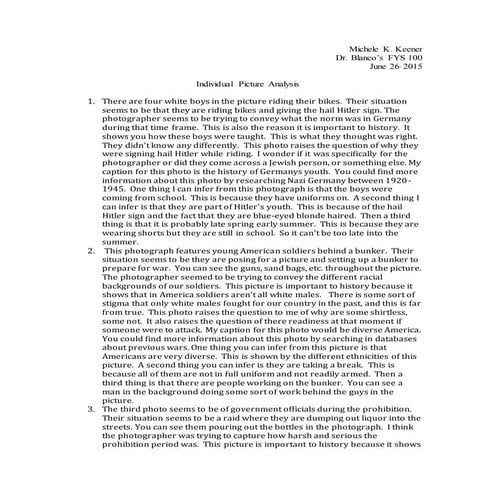 Picture Analysis Group | DOCX