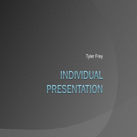 Individual Presentation | PPT